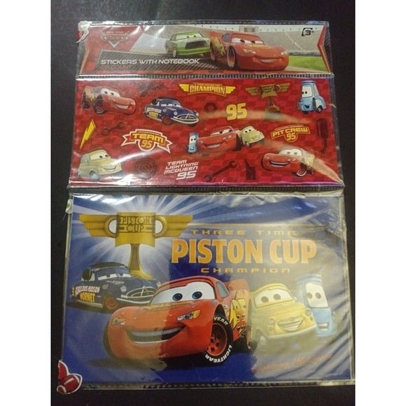 Pixar | Toys | Disney Pixar Cars 2 Count Stickers With Notebook | Poshmark